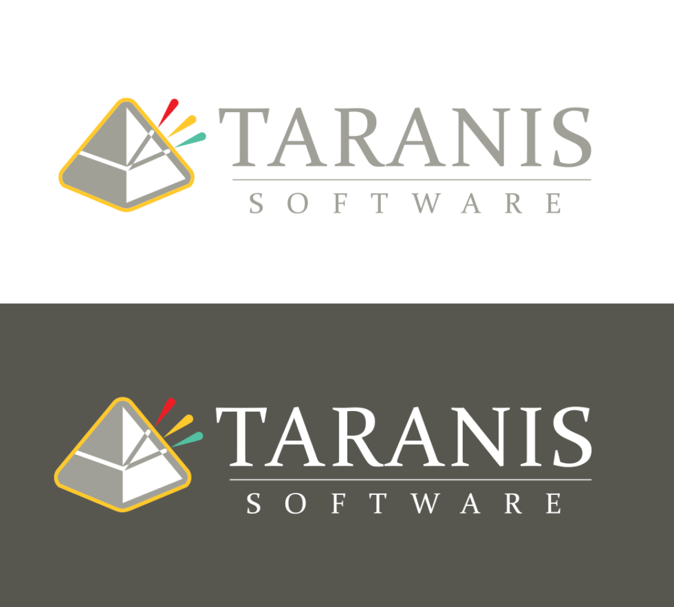 Logo, charte graphique, papeterie / Taranis Software | creajero.fr